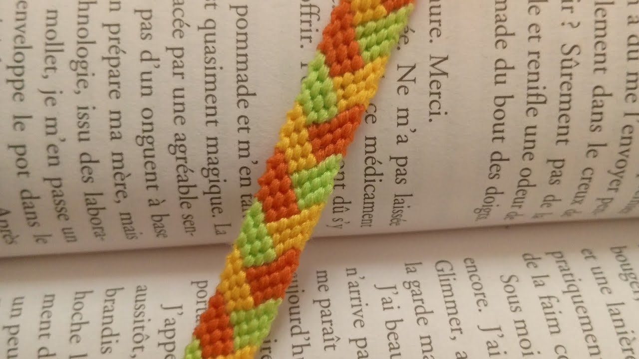 Braided chevron friendship bracelet tutorial/ easy for beginner - YouTube