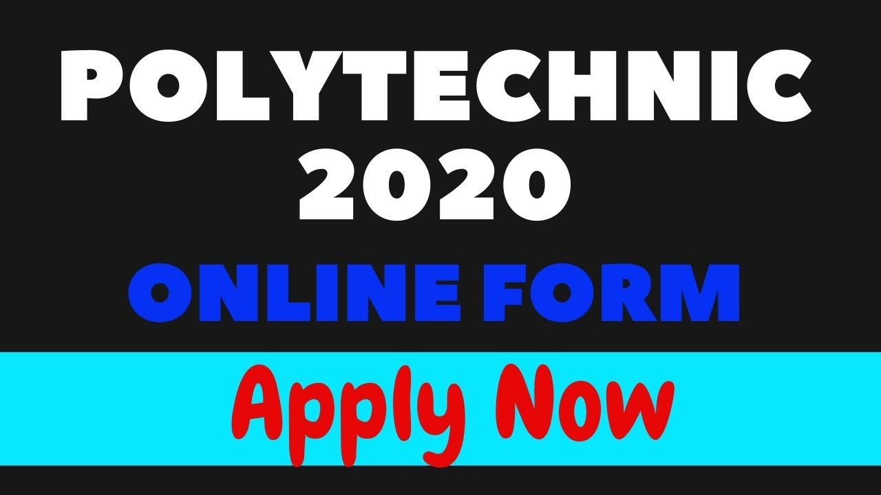 🔥🔥UP Polytechnic Online Form 2020 Apply JEECUP Registration, April Exam ...