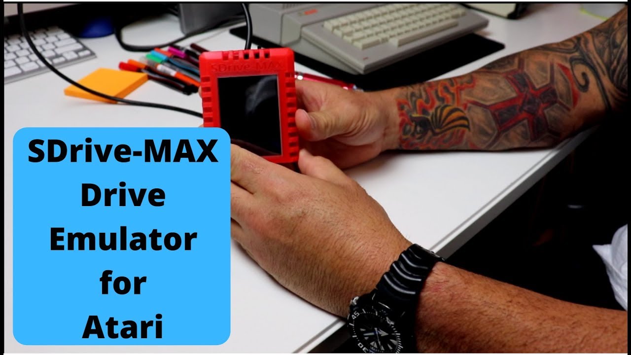 Atari SDrive-Max Drive Emulator Review and Usage - YouTube