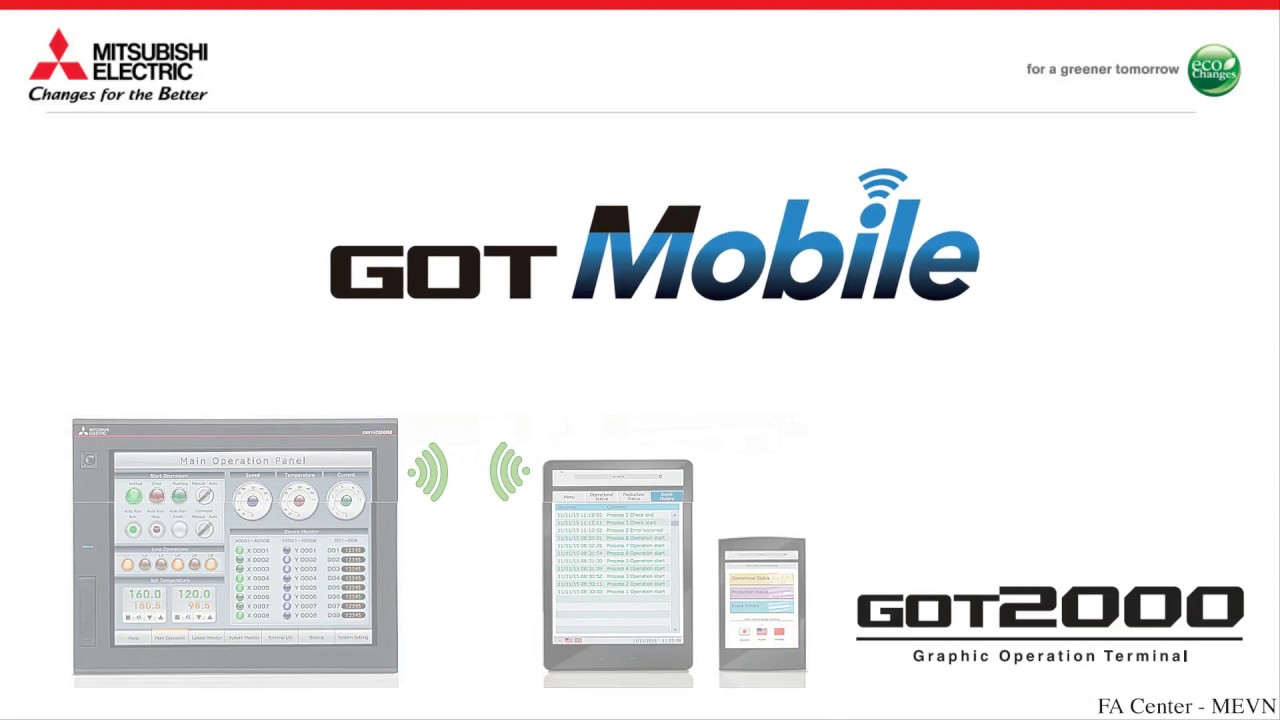 GOT MOBILE Function - Mitsubishi Electric - YouTube