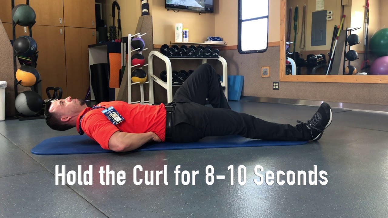 McGill Curl-Ups - YouTube