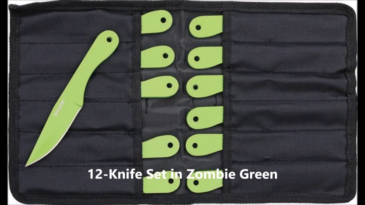 Throwing Knife Test: 12-piece Set | Beginner Throwing Knives - YouTube