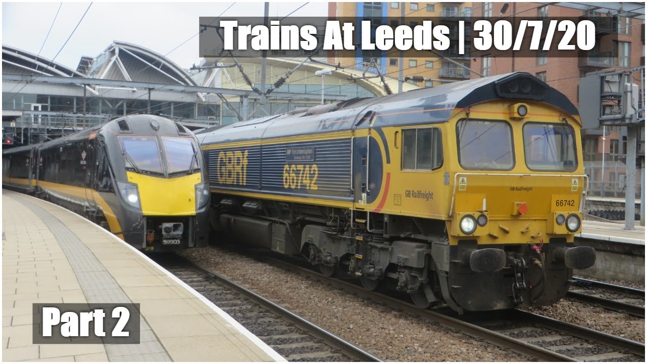 Trains At Leeds | ECML Ft: Trains With Nathan, Railway King 800 | 30/7 ...