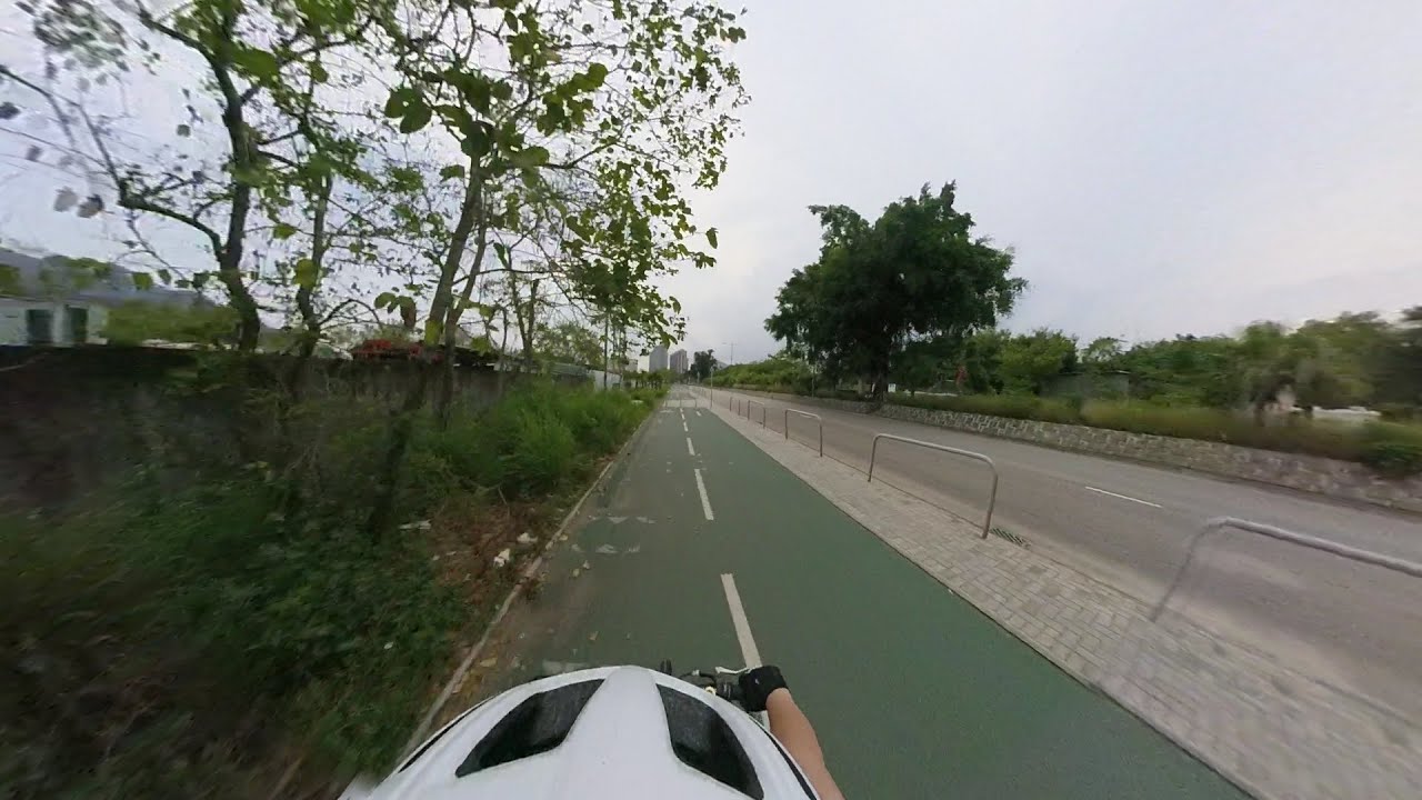 360 video - Bike ride into town - YouTube