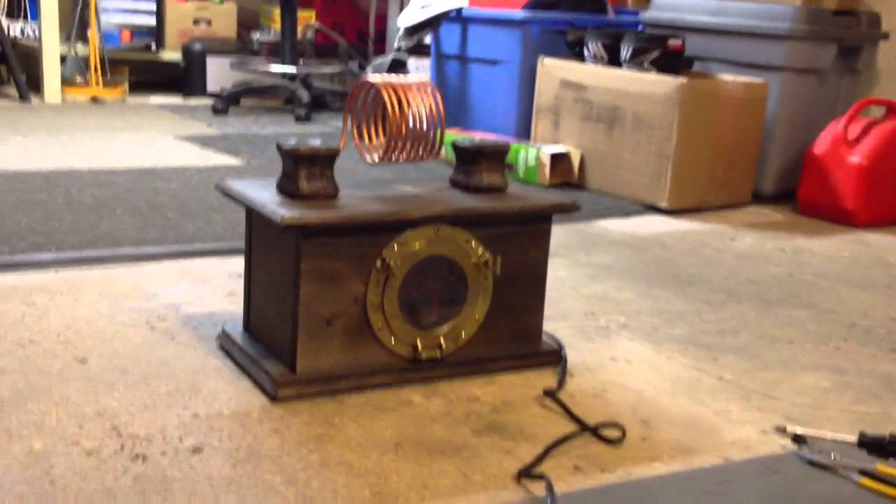 Tesla Coil Test 1 - YouTube