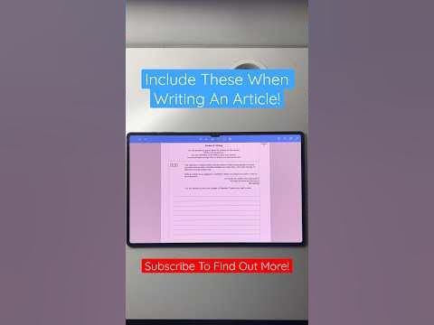 Writing An Article GCSE English- What To Include? #gcse #gcserevision # ...