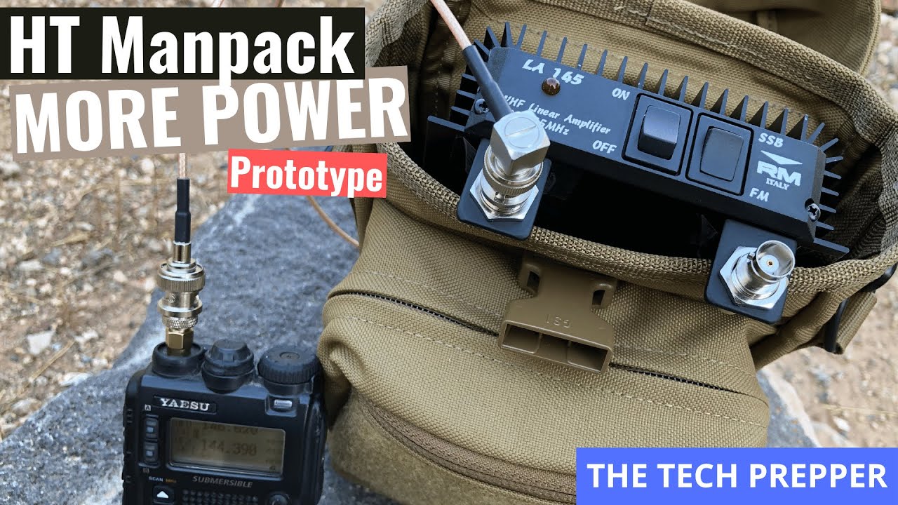 HT Radio Manpack - Need more power for your Baofeng, Yaesu, ... HT ...