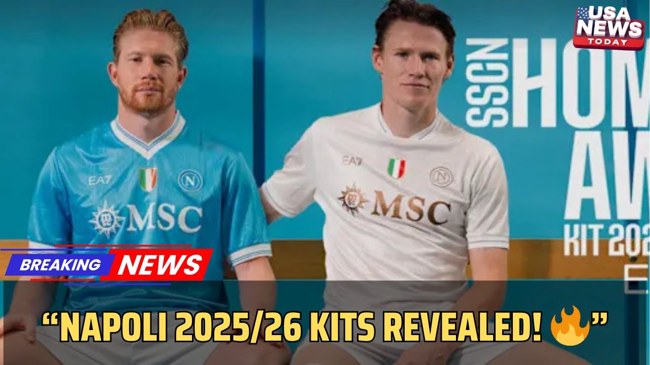 🔵 Napoli 2025/26 Home & Away Kits Unveiled | Scudetto Pride ...