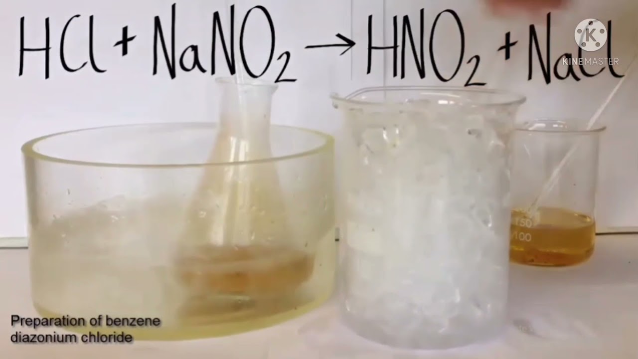 Diazotization Reaction And Preparation Of Azo Dye Youtube