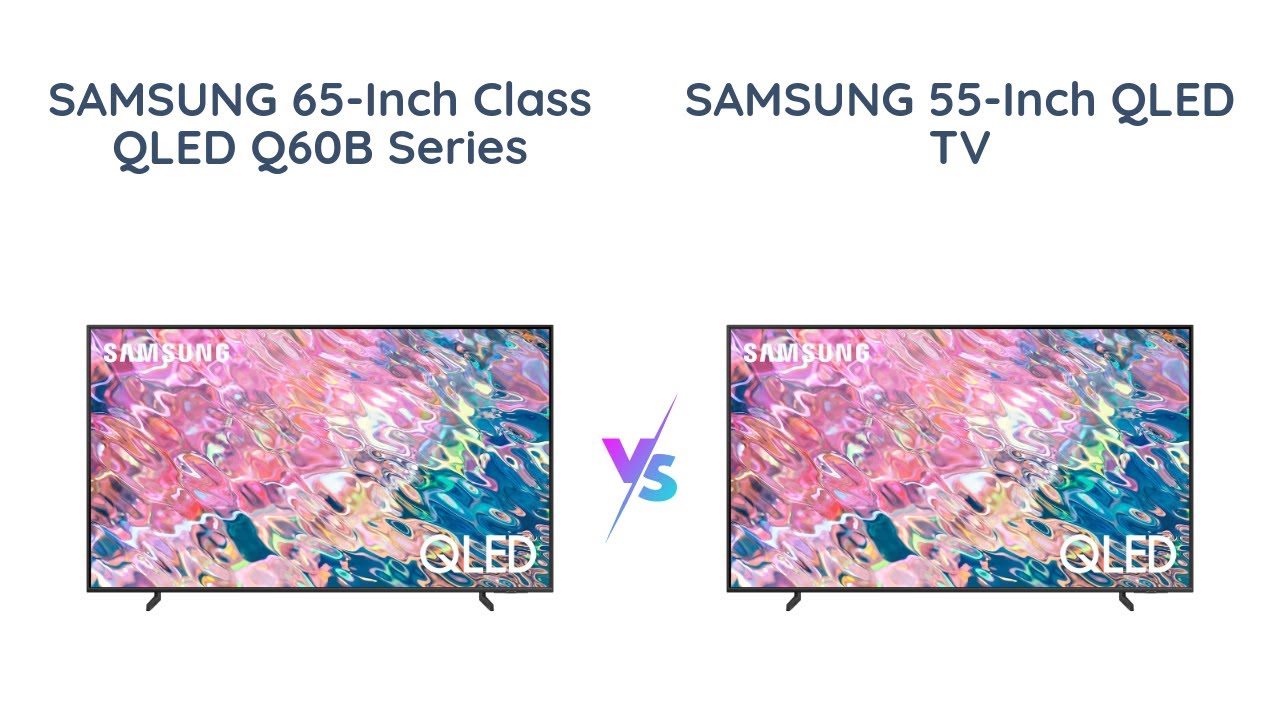 Samsung QLED Q60B Series: 55-Inch vs 65-Inch (2022 Model) - Comparison ...