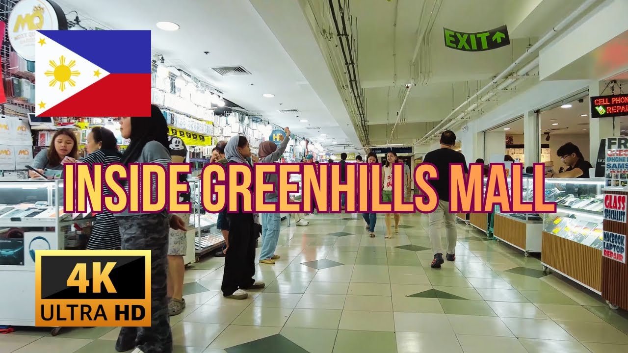 Greenhills Mall Walking Tour 🇵🇭 | Explore Shops & Streets in 4K - YouTube
