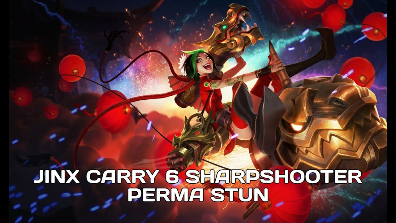 TeamFight Tactics JINX 6 SHARPSHOOTER CARRY | TFT | TFT Fates - YouTube