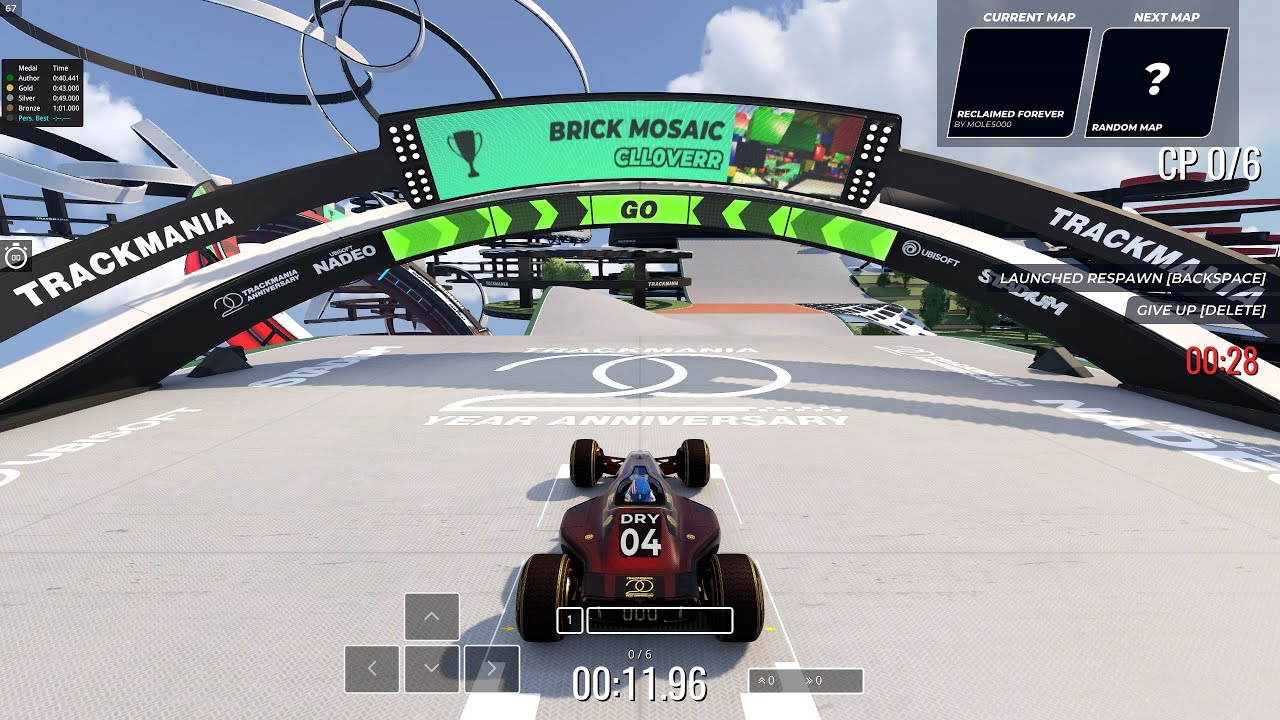 Trackmania Map Review (practice for bonk cup) rally notes - YouTube