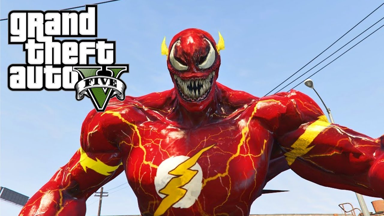 GTA 5 PC MODS | Ultimate Flash Venom MOD | Venom vs Flash Venom - YouTube