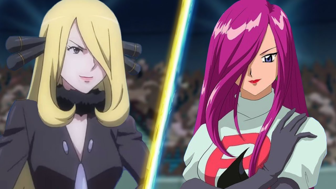 Pokemon Battle: Cynthia Vs Jessie (Team Rocket) - YouTube