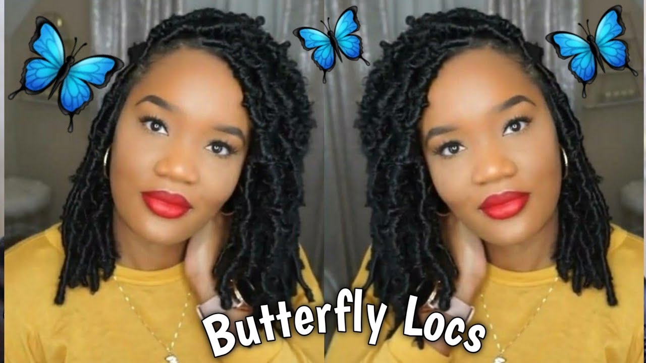 HOW TO: BUTTERFLY LOCS🦋 BOB LENGTH on LonG HaiR #DISTRESSEDBOBLOCS ...