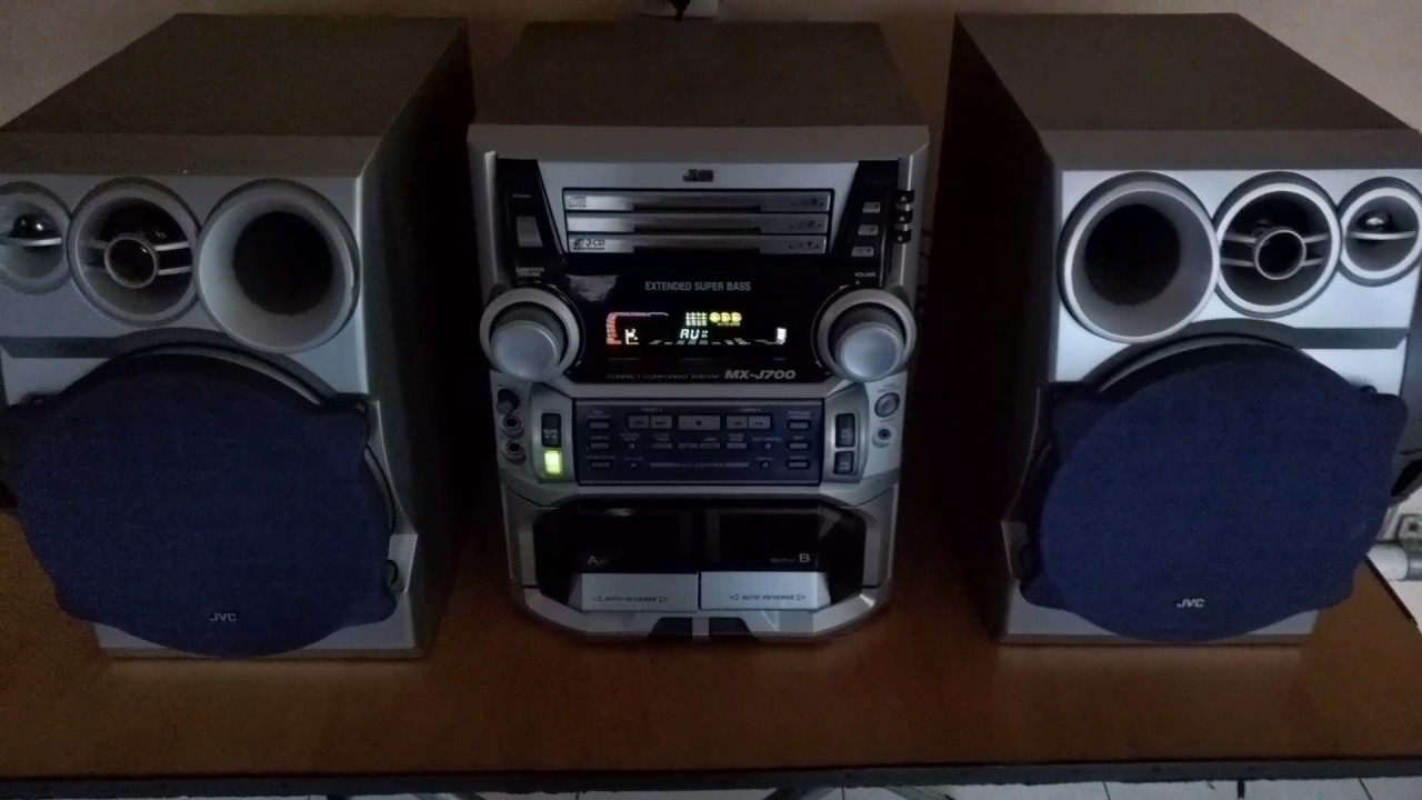 Minicomponente jvc mx-j700 - YouTube