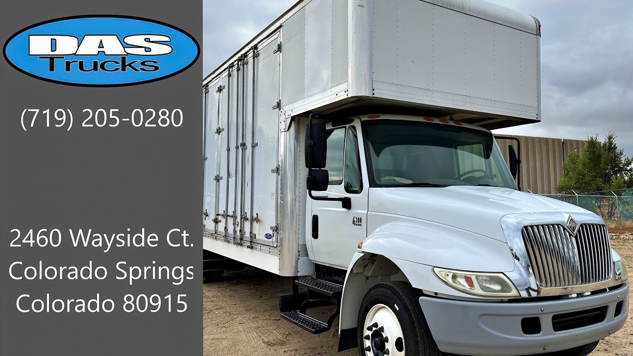 2007 International 4300 - 30’ Box Truck (25' + 5' Attic) w/ Liftgate ...