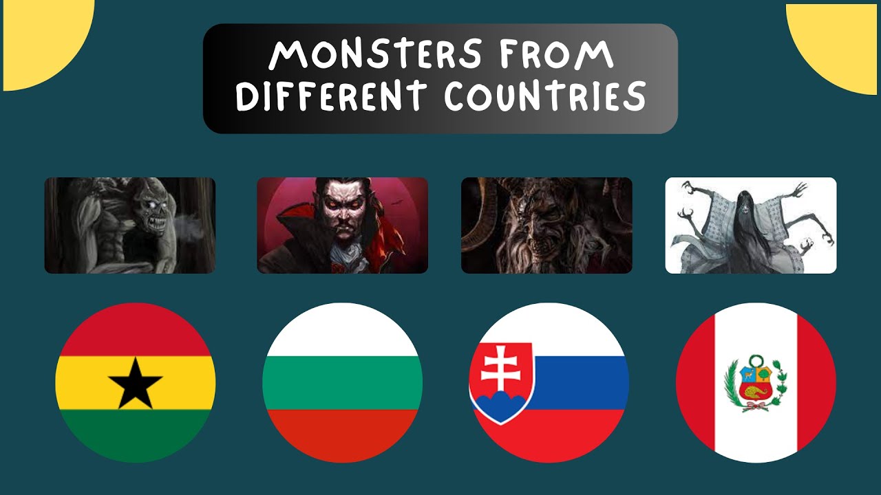 Mythical Creatures And Monsters From Different Countries | Monsters ...