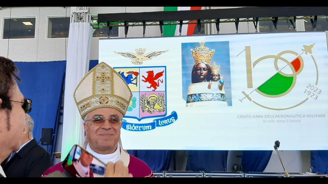 100° Aeronautica Militare Italiana mons.Luigi RENNA Arcivescovo Catania ...