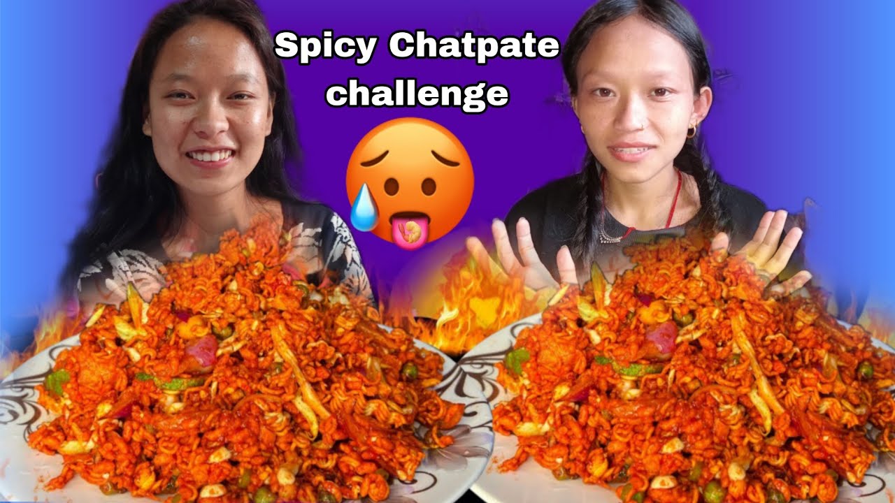 Nanda Vauju Spicy Chatpate challenge🔥||Punishmenr kada||bahini lai prank 😆 - YouTube