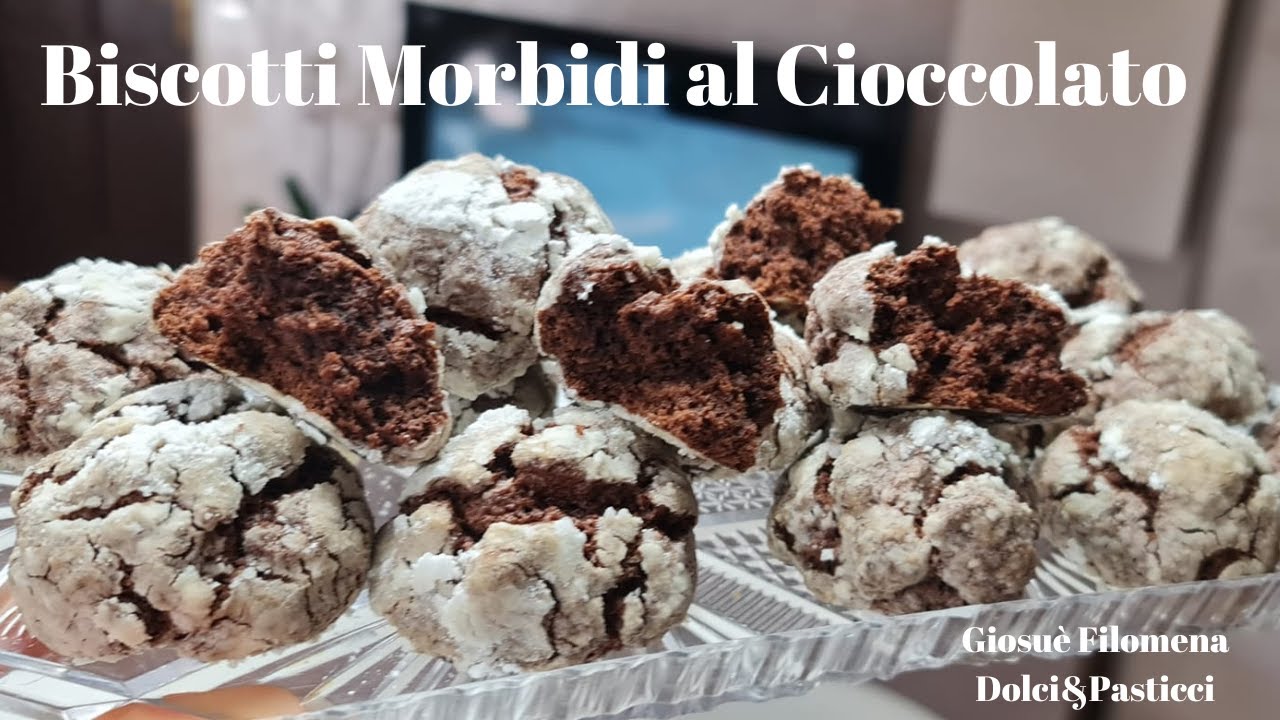 Biscotti Morbidi al Cioccolato - YouTube