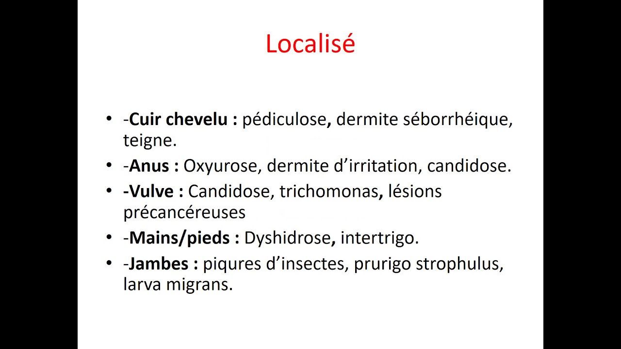 DERMATOLOGIE / cours 3 / PRURIT - YouTube