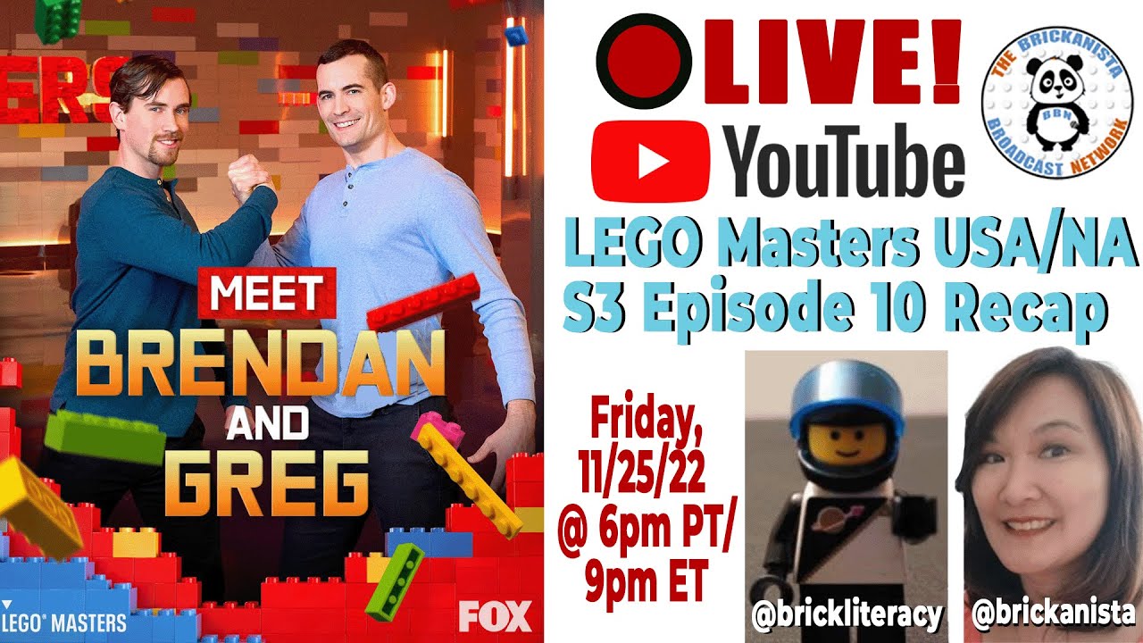 LEGO Masters US/NA S3:E10 - "Marvel Masters" with Brendan and Greg (Nov ...