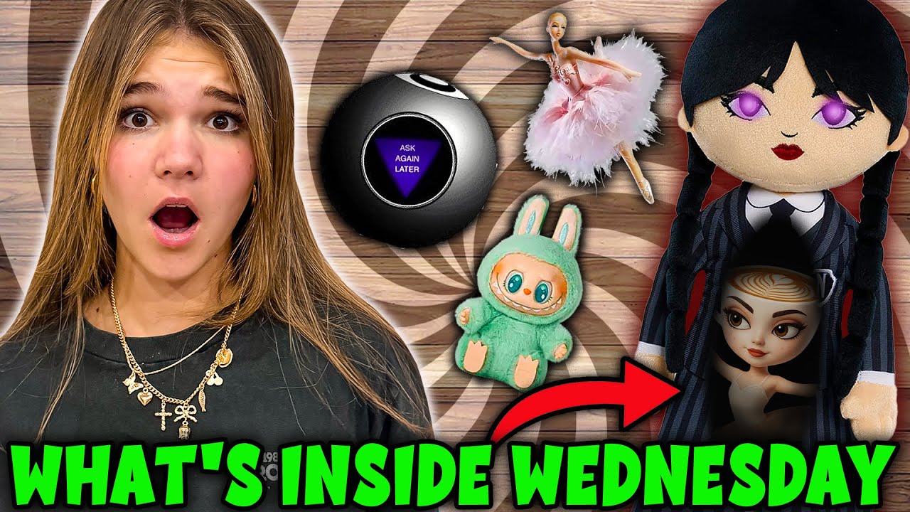 What's Inside Cursed Wednesday Addams Doll?? Cutting Open Creepy Dolls ...