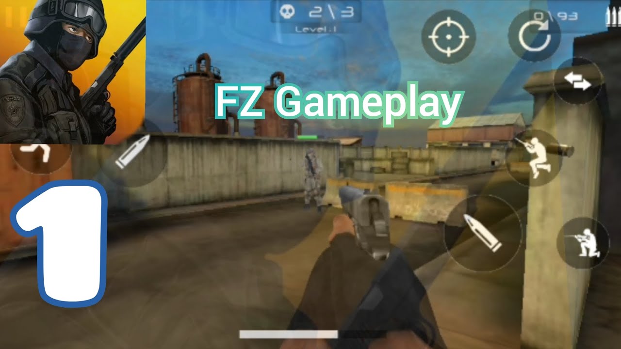 FZ: FPS shooting 3D gameplay | walkthrough | part 1 - YouTube