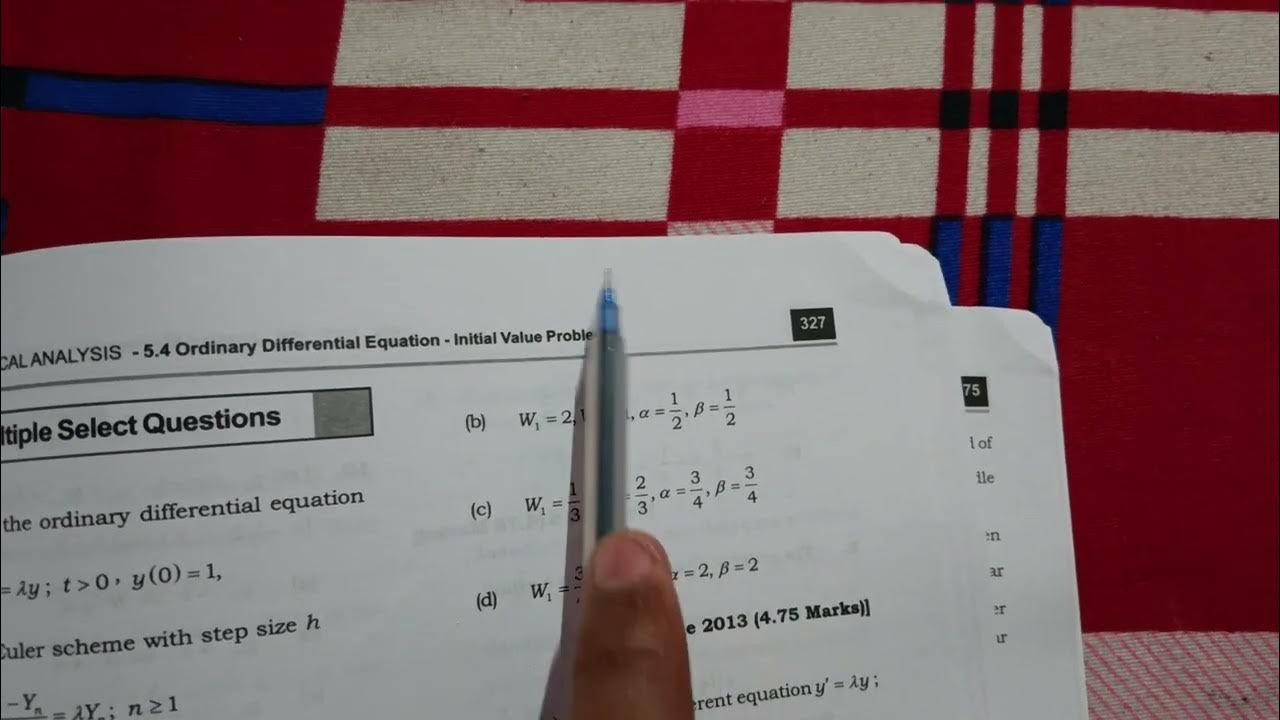 CSIR NET MATHEMATICS|| Runge- kutta Second Order Method|| Privious Year Question||Numerical ...