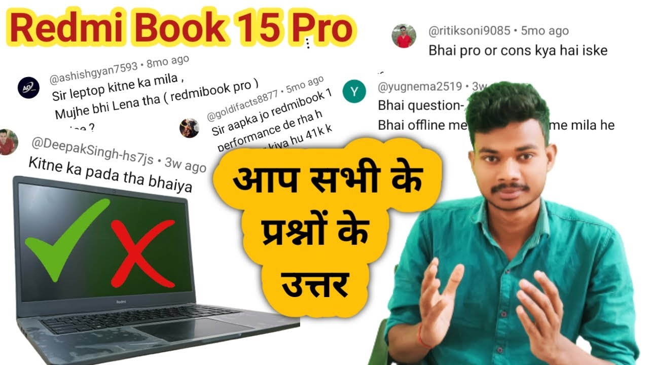 Redmi laptop Review After 9 month uses || Redmi Book 15 Pro Laptop Pros ...
