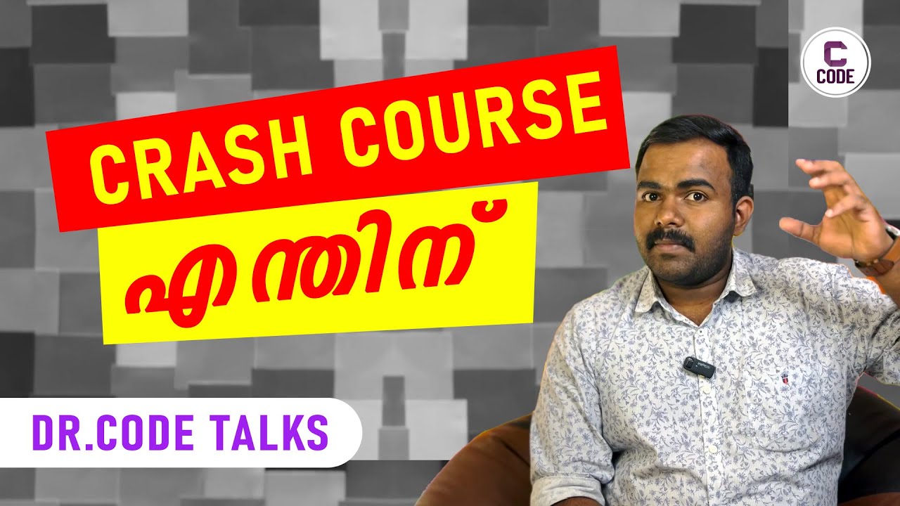 Dr code Talks | Importance of Crash course | Dr Aravind | code future - YouTube
