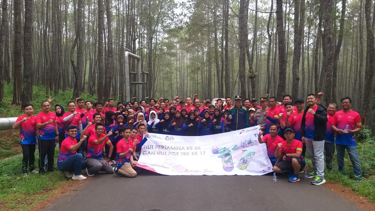 Kemeriahan HUT Pertamina ke 66 dan PGE ke 17 di PGE Area Karaha Bodas ...