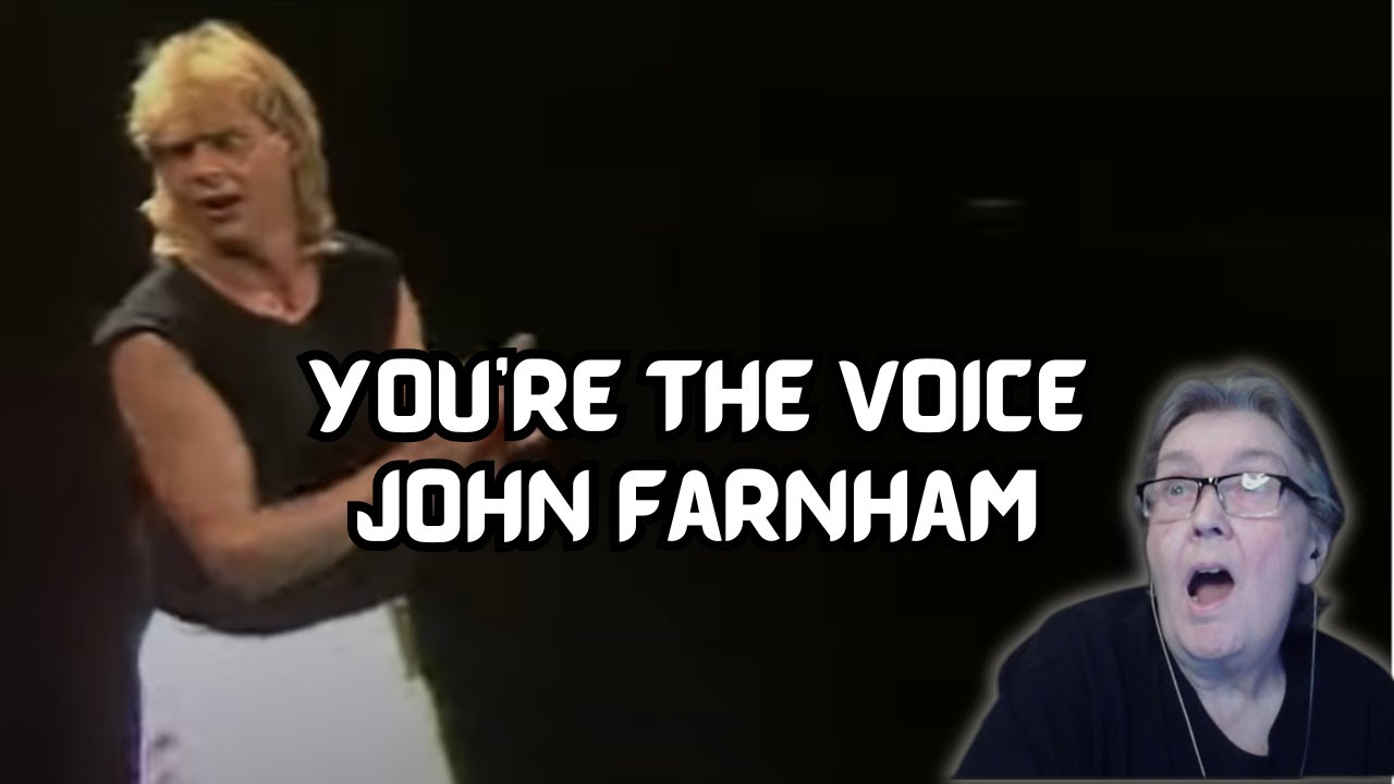 You're The Voice/John Farnham || FIRST REACTION - YouTube