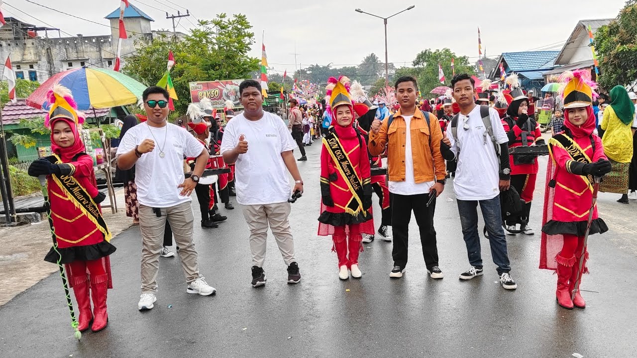 konser depan panggung DRUMBAND SDN 002 MUARA BADAK PAWAI KEMERDEKAAN ...