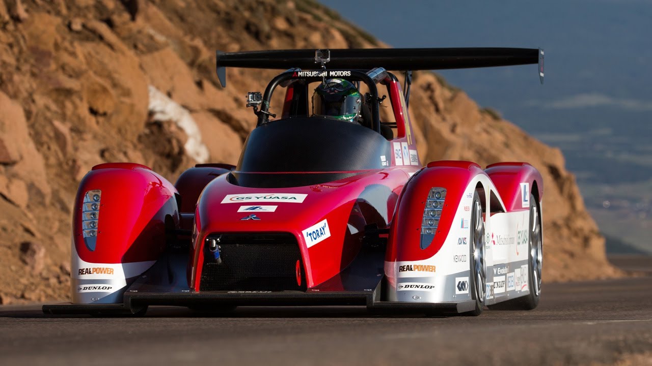 MITSUBISHI MiEV Evolution II Pikes Peak Challenge 2013 - YouTube