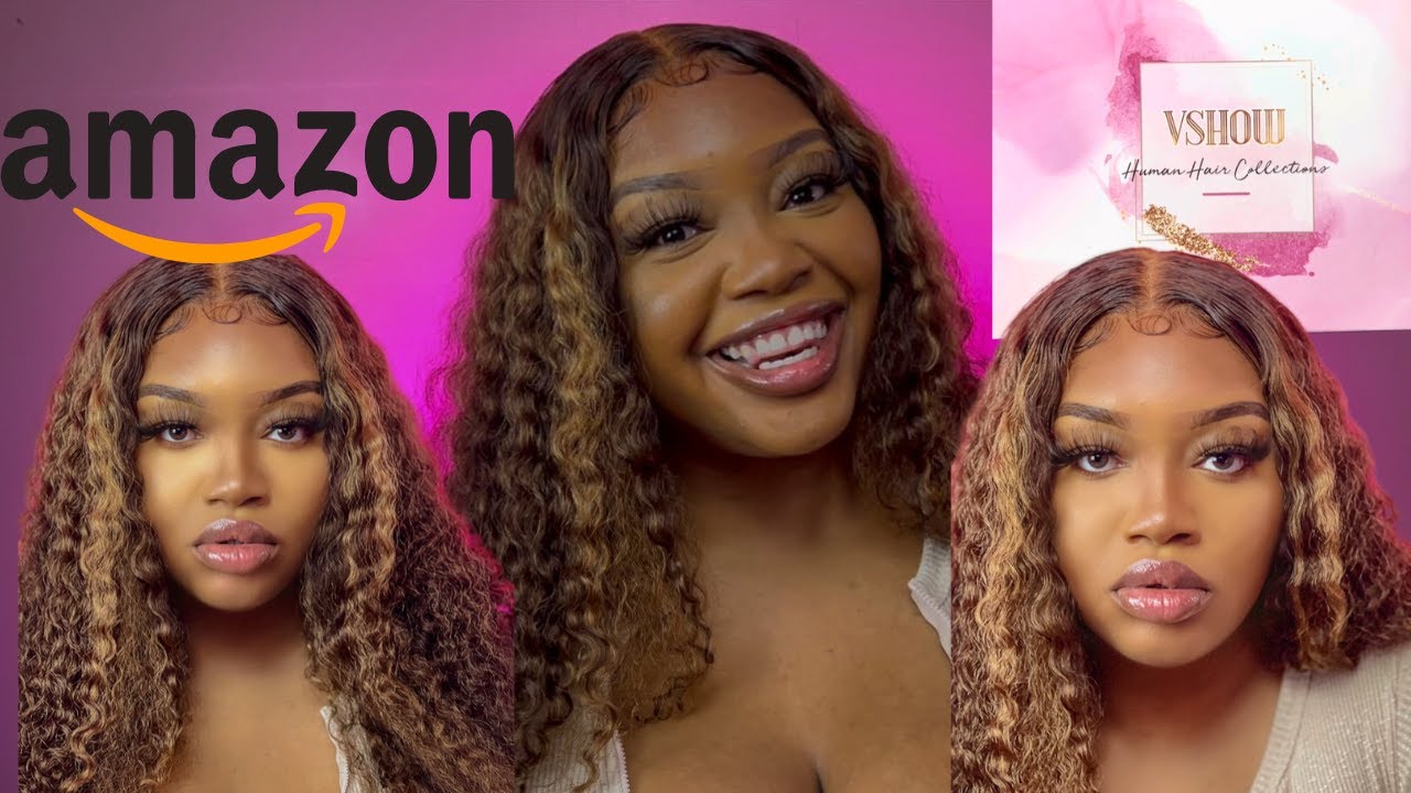 The Best Amazon Prime Curly Wig 😱| Amazon Human Hair Wig| Wet & Wavy ...
