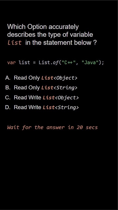 Java Quiz 1 #java #quiz - YouTube