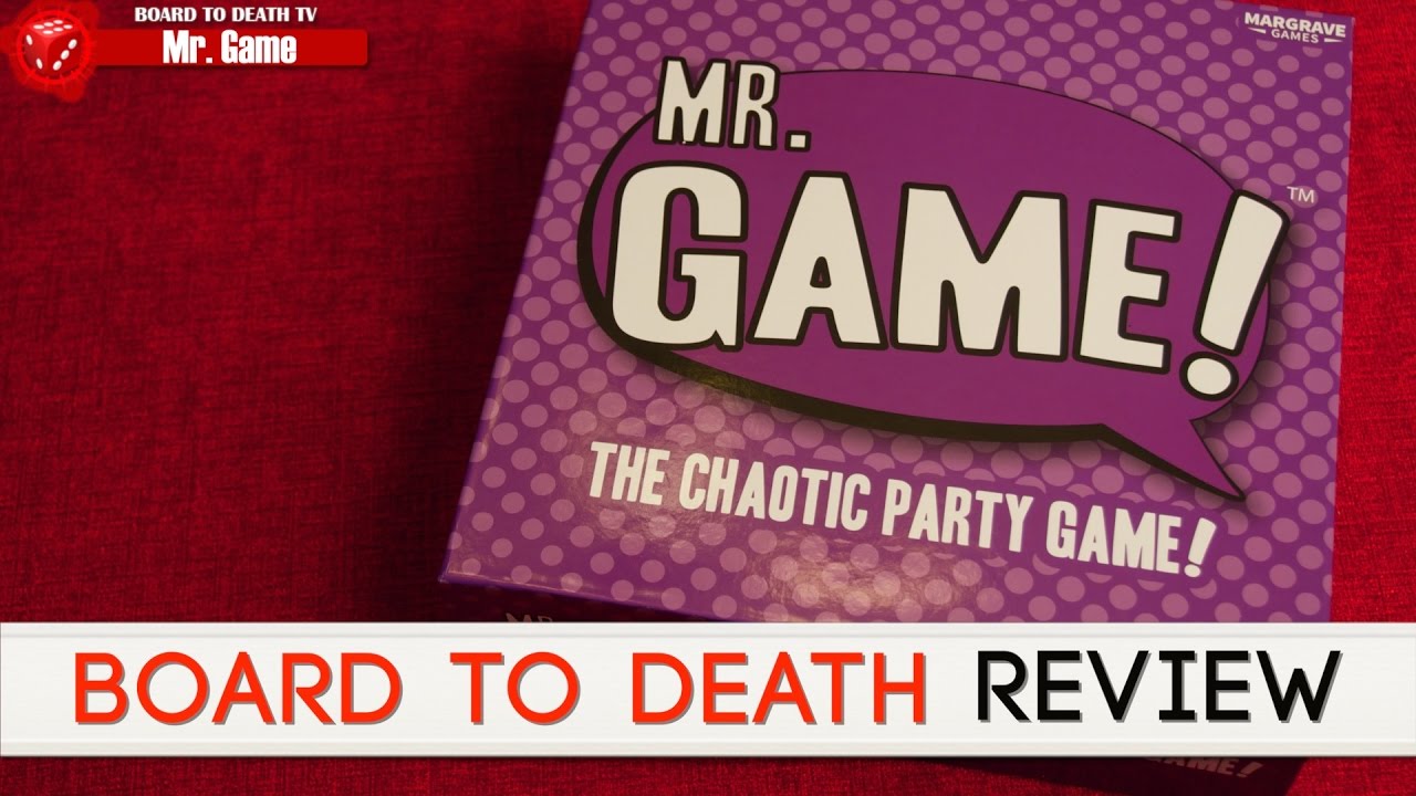 Mr Game Party Board Game Overview - YouTube