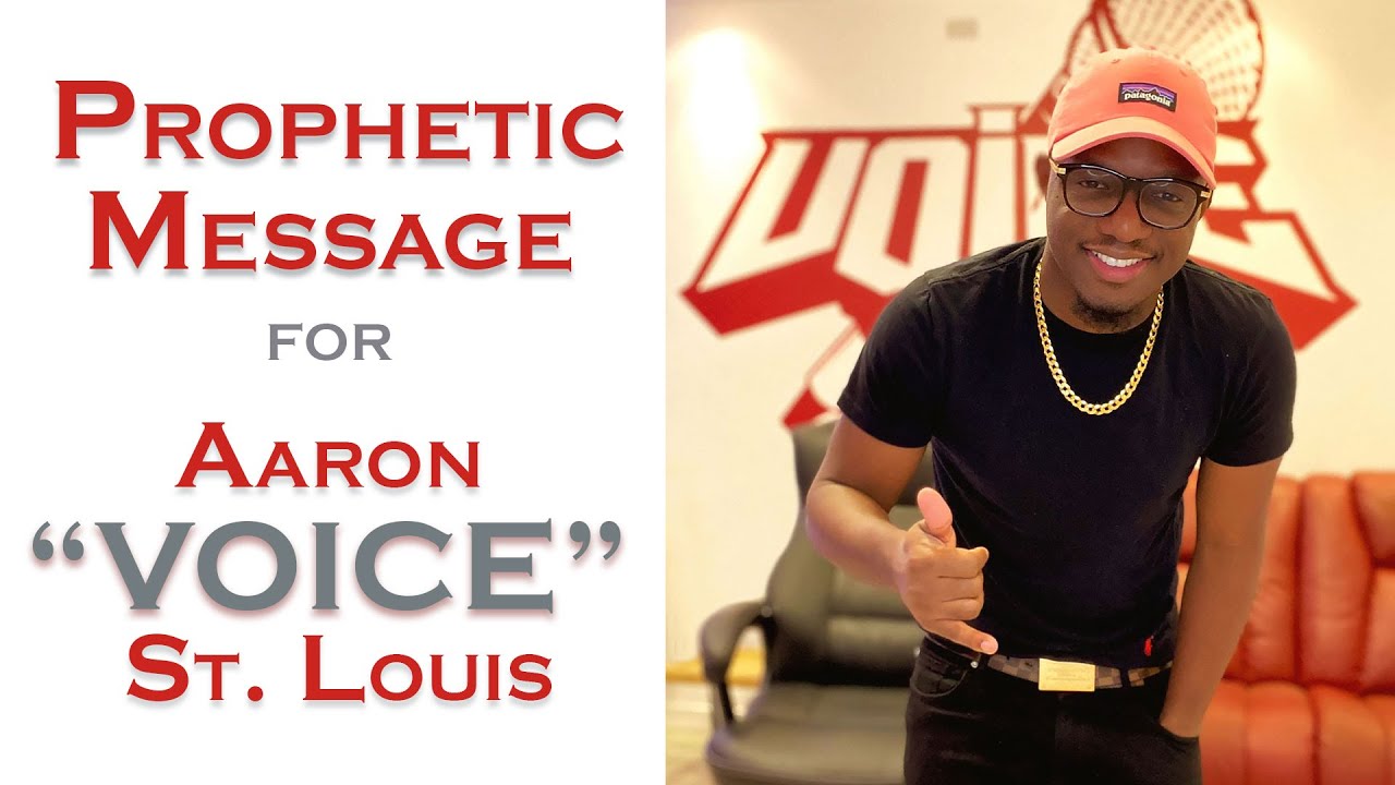 God said THIS about Aaron "Voice" St. Louis - YouTube