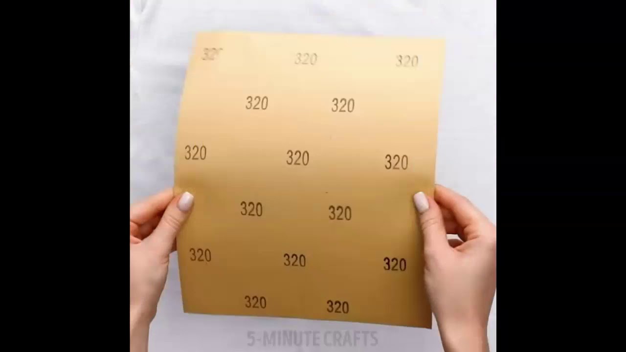sandpaper printing - YouTube