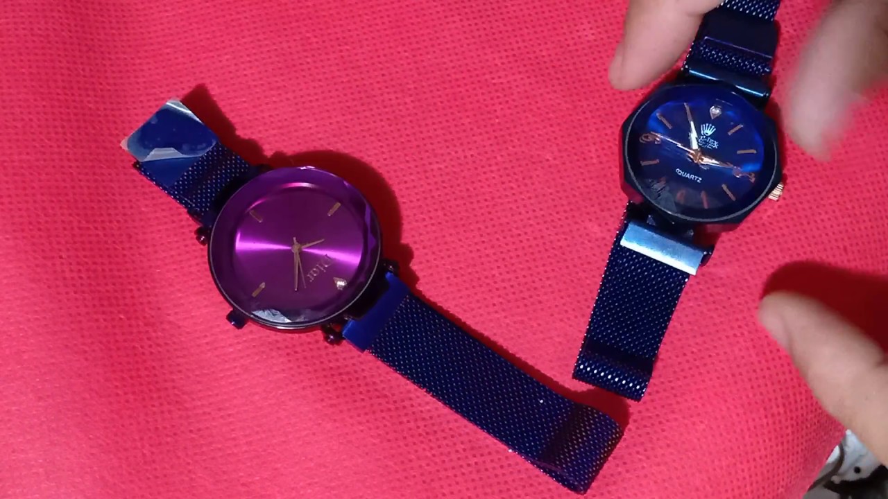 Magnetic Strap Watch - YouTube
