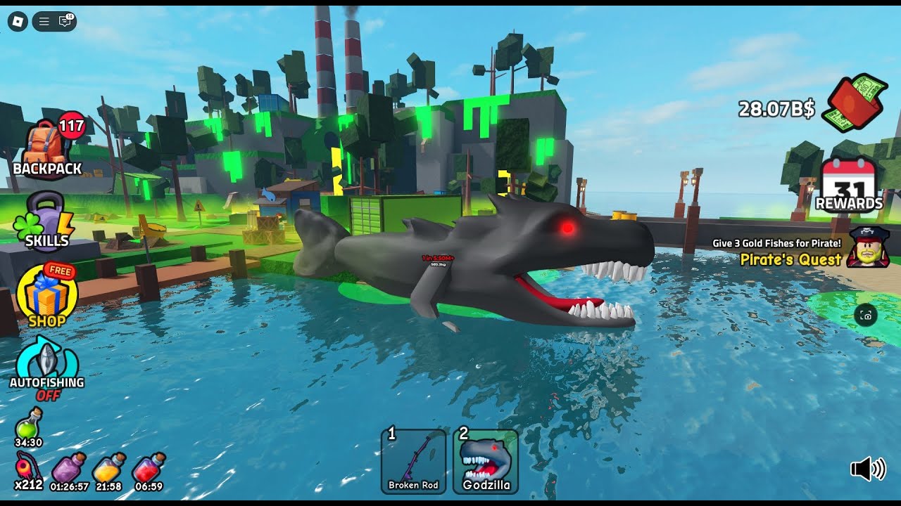 MISTERI IKAN DI PULAU TERAKHIR GO FISHING - ROBLOX #roblox #shorts ...