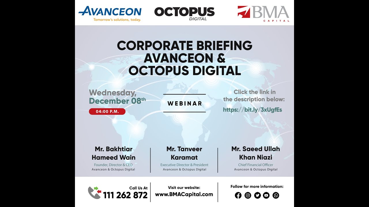 Analyst Briefing of Avanceon & Octopus Digital - 2021 - YouTube