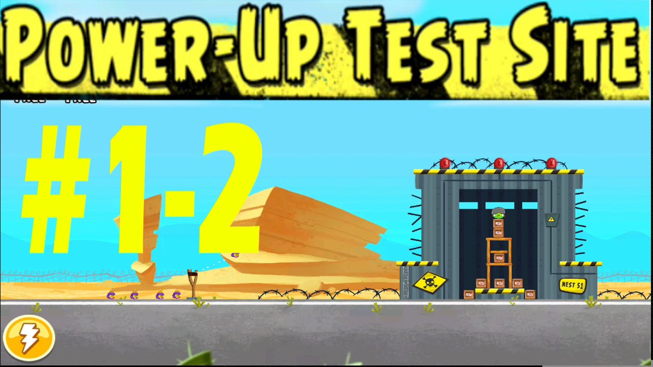 Angry Birds Seasons-Power Up Test Site LEVEL {1-2} Three Star ...