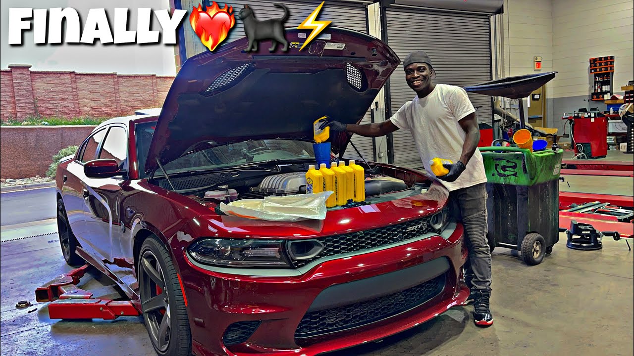 GETTING MY HELLCAT READY FOR A 1500 MILES TRIP TO ATLANTA ️‍🔥🐈‍⬛⚡️ Ep1 ...