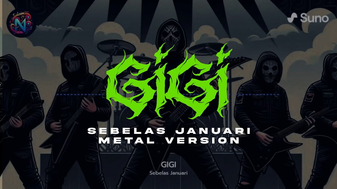 GIGI - SEBELAS JANUARI | Metal Version by Suno #gigiband #trending # ...