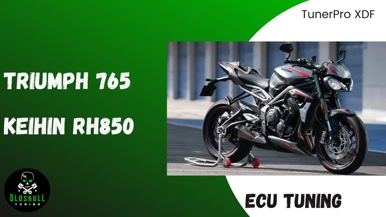 Triumph ecu tuning Keihin RH850 TunerPro xdf - YouTube