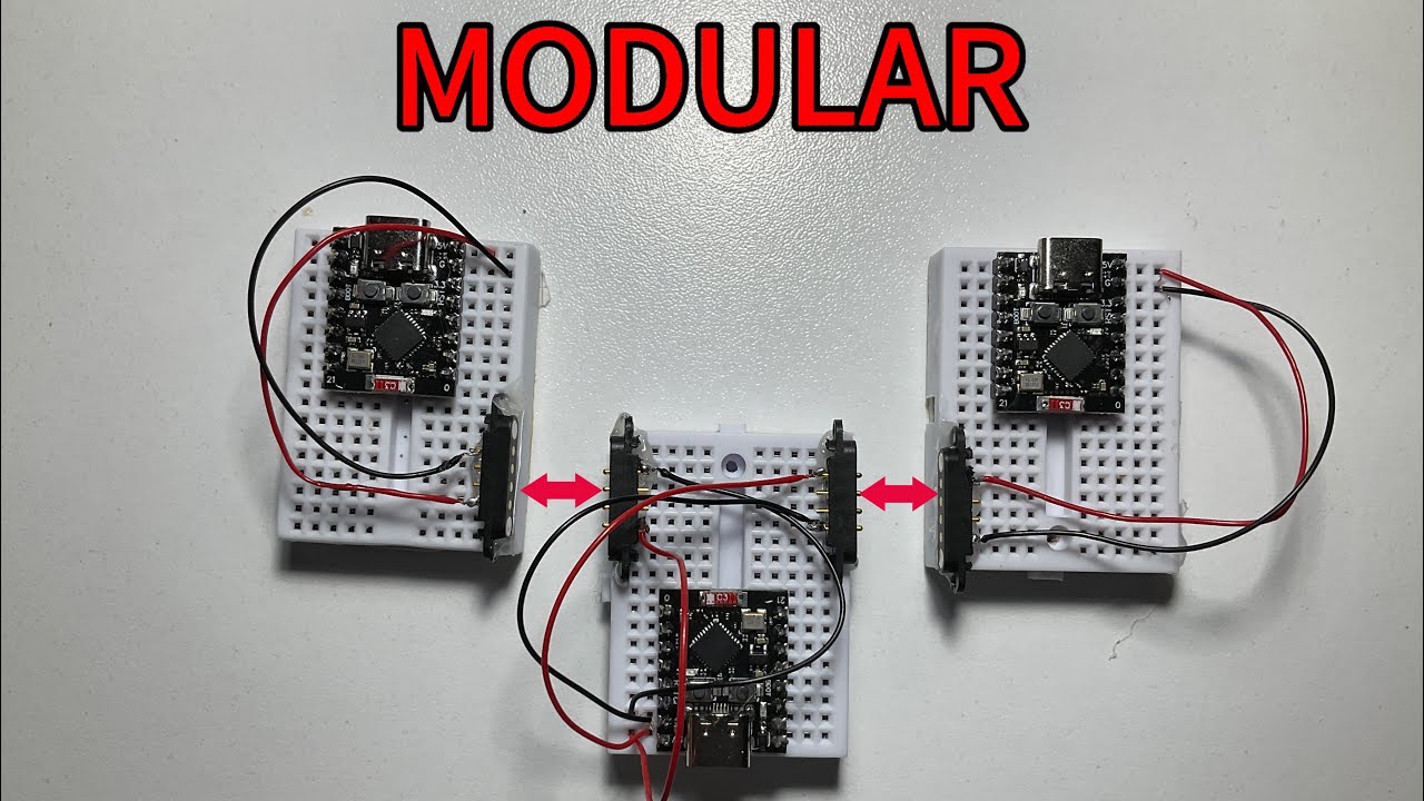 Modular Pogo Pins Boards Prototype - YouTube